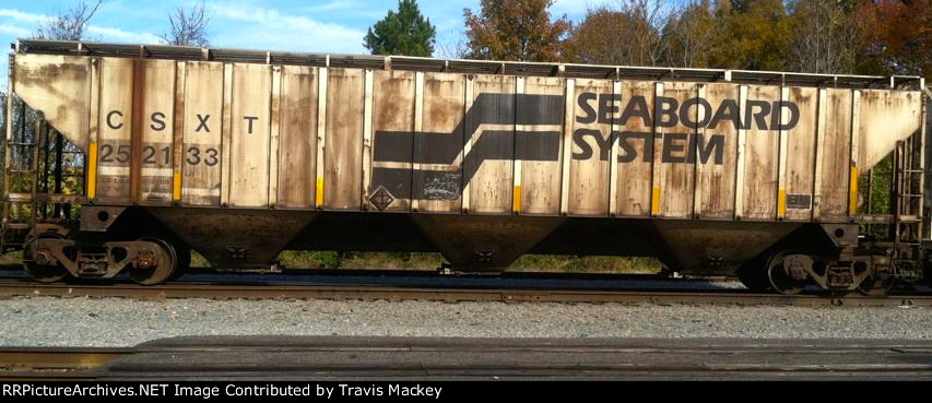 Seaboard System Hopper in Monroe Yard
